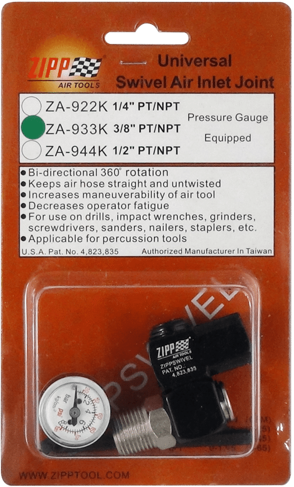 Part 1226 Swivel AO3SB40 High Flow 3-Way Air Swivel - Wise Auto Tools ...